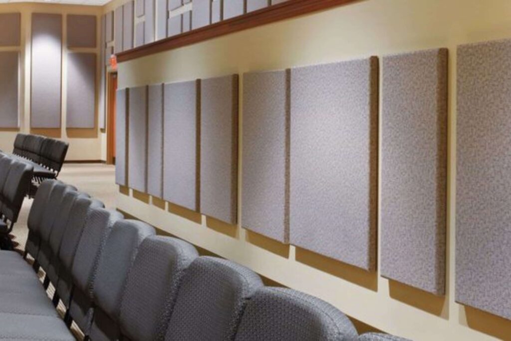 Stretch Fabric Acoustical Wall Track System Services - Waseem Soundproofing
